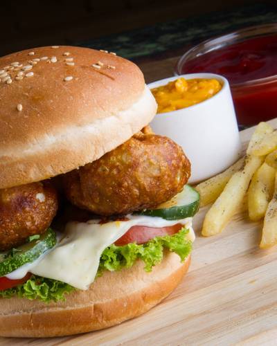 The Burgers in Bypass South Indore | Order Food Online | Swiggy