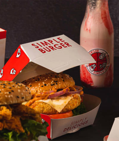 Simple Burger | Home delivery | Order online | chakapur DLF Phase 4 Gurgaon