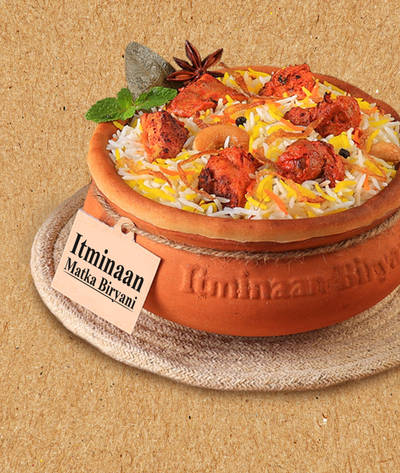 Itminaan Matka Biryani - Slow Cooked in Chowringhee Mansions Kolkata ...