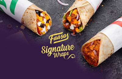 Faasos Signature Wraps & Rolls | Home delivery | Order online | Avadh ...