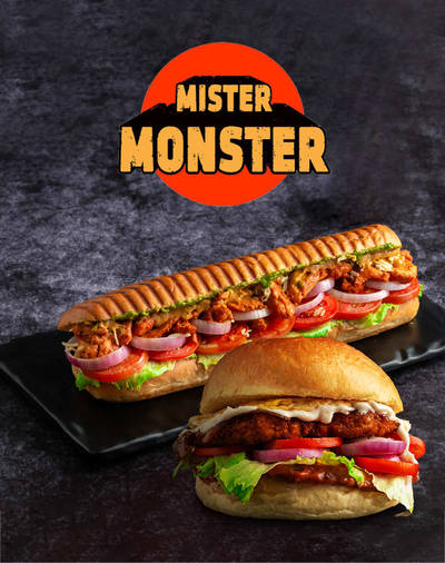 Mister Monster - Jumbo Rolls & Paninis | Home delivery | Order online ...