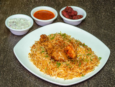 Patel Amdawadi Chicken Biryani | Home delivery | Order online | Althan ...