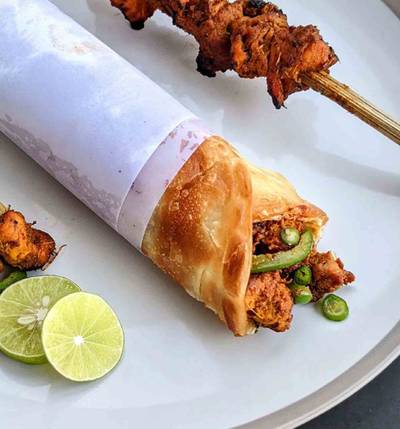 Ustad's Kathi Rolls | Home delivery | Order online | Kkb Road ...