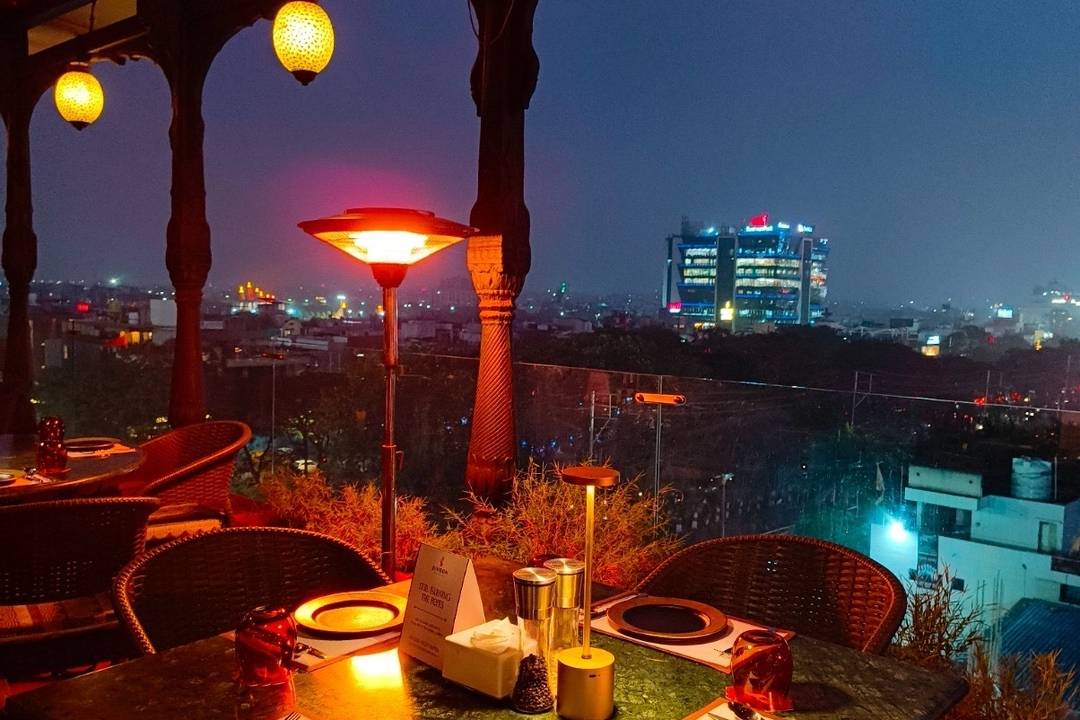 rooftop cafe indore