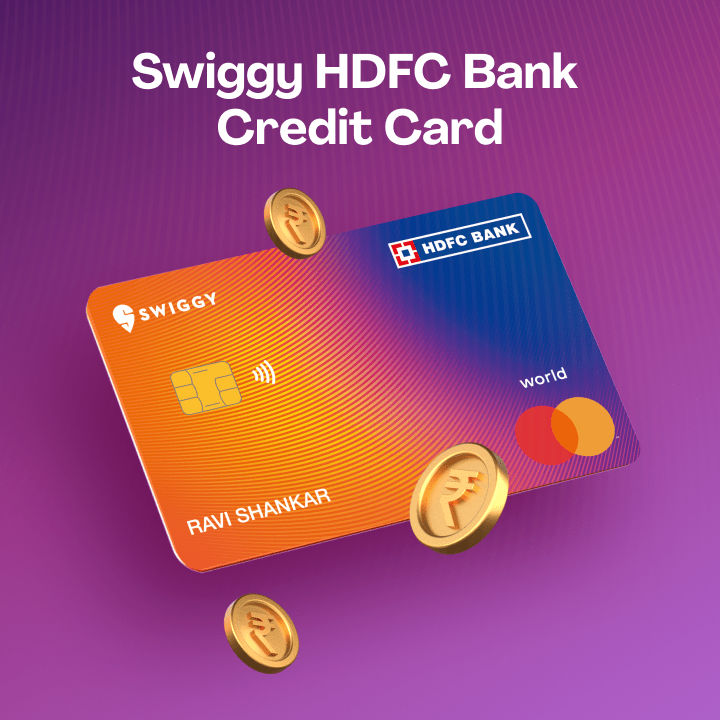 Swiggy HDFC Bank Credit Card with 10% Cashback on spends